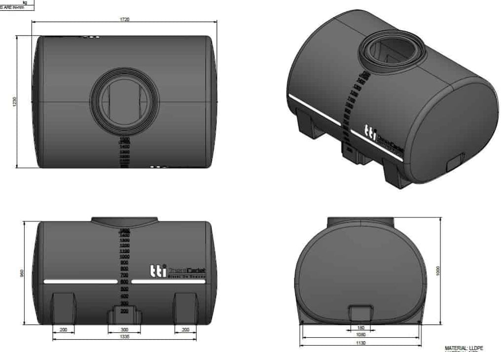 2400L DieselCadet™ Free-Standing Diesel Tank With 12-Volt diesel pump ...