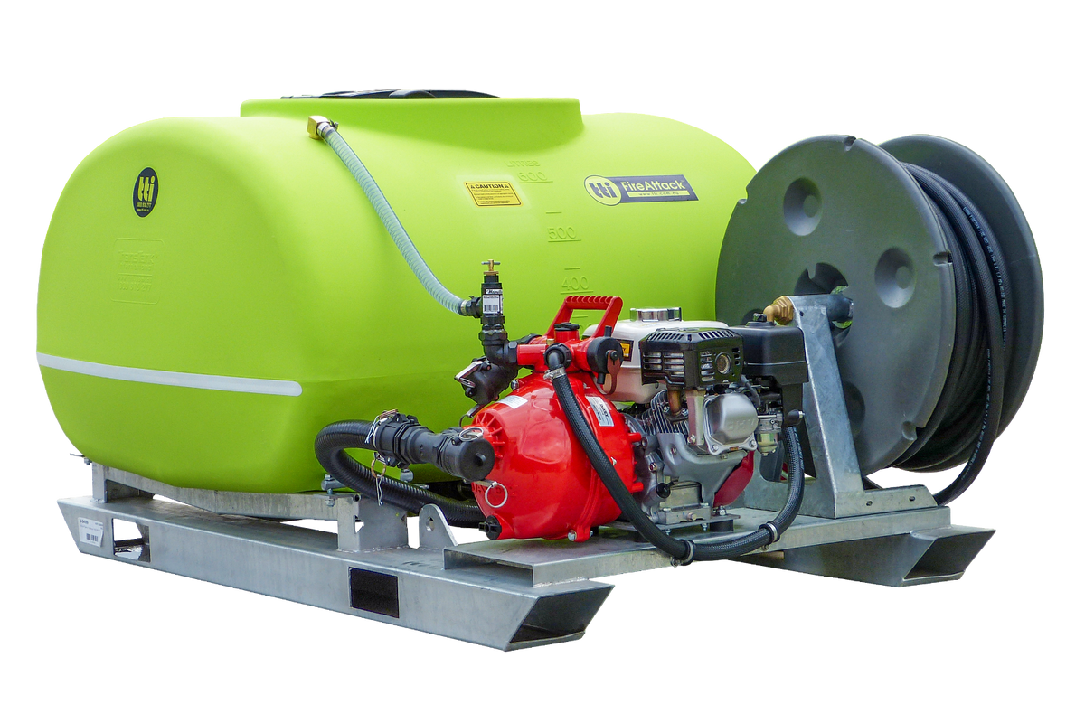 600L Fire Attack Deluxe Slip-On Skid Fire Fighting Unit — AG Superstore