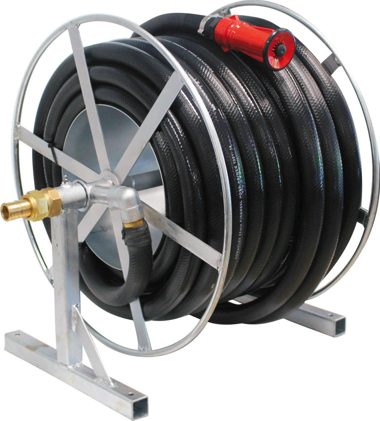 Aussie Pumps Galvanised Fire Fighting Hose Reel — AG Superstore