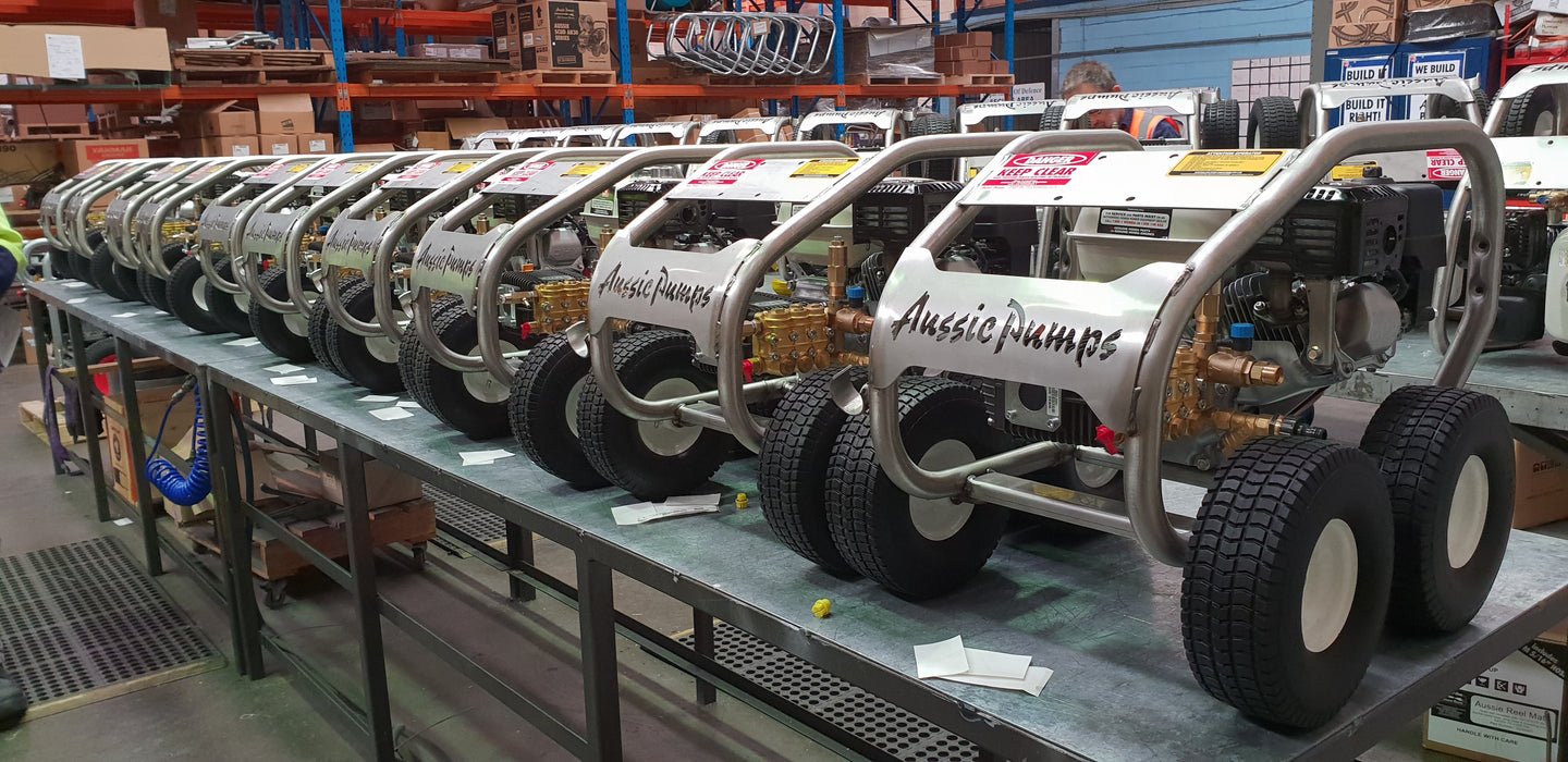 Aussie Pumps Scud AB30 - Commercial, 3000 Psi, 6.5Hp. 10L/Min incl Hos ...