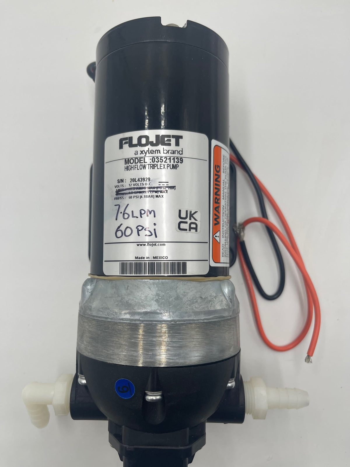 Flojet 12V Spray Pump 7.0 l/min. 60 Psi. — AG Superstore