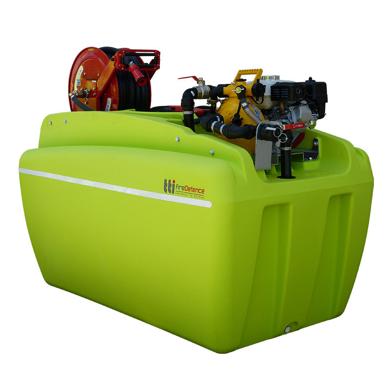 1,000L FireDefence™ Portable Fire Fighting Unit with Pump — AG Superstore